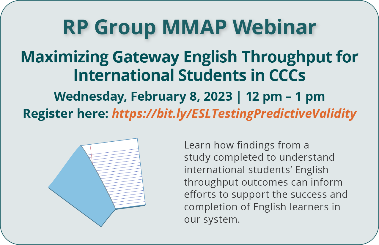 California Community College IRPE Webinars and Meetings